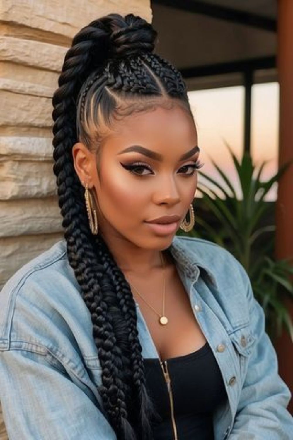 30 Stylish Ponytail Hairstyles for Black Women - Stylish Hair Ideas