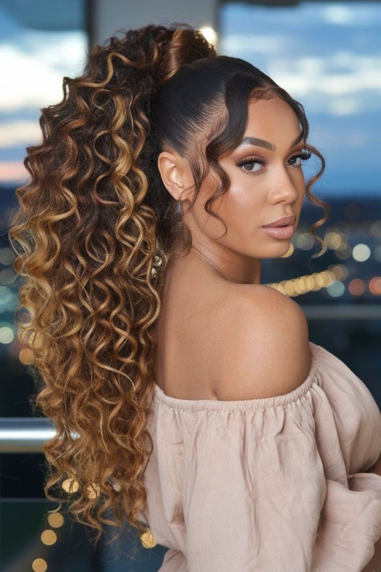 30 Stylish Ponytail Hairstyles for Black Women - Stylish Hair Ideas
