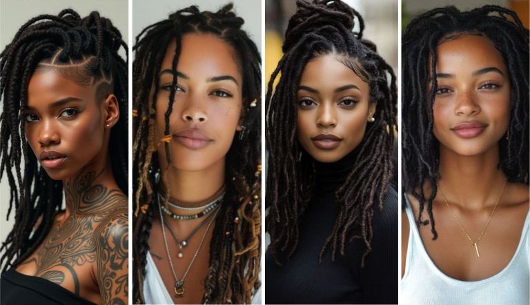 30 Beautiful Loc Hairstyles for Women No Retwist - Stylish Hair Ideas