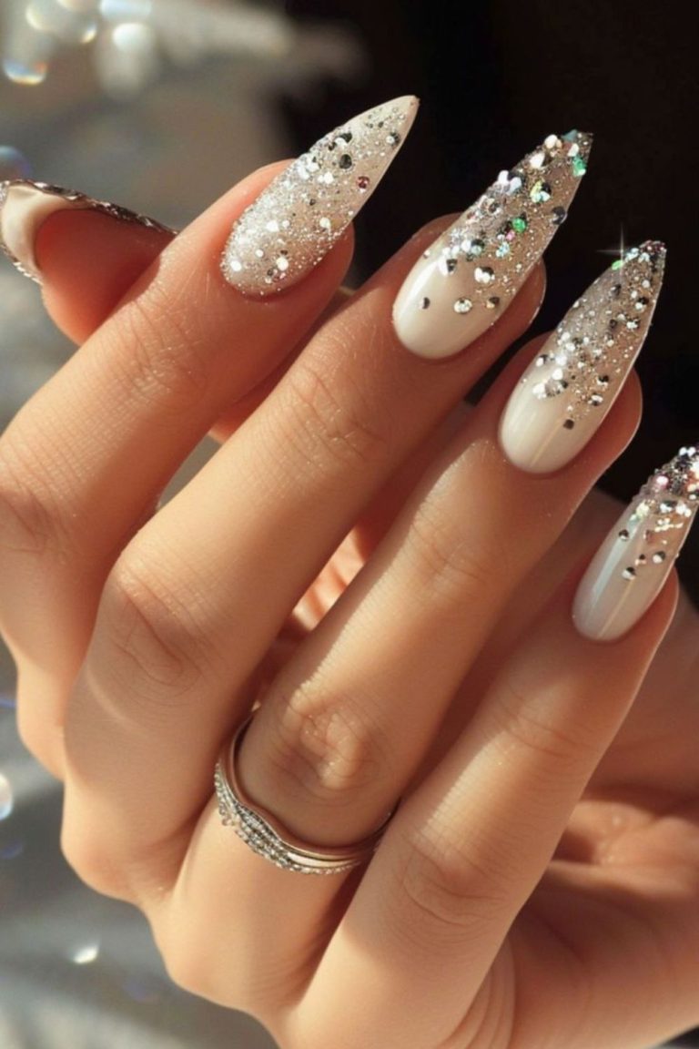 33 Stunning Wedding Nail Inspo for Bride Ideas - Stylish Hair Ideas