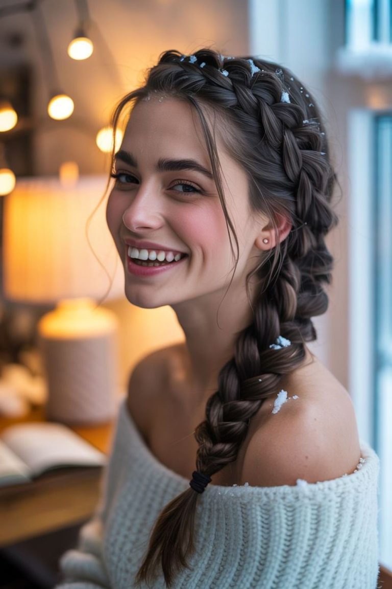36 Stunning Winter Hair Braid Styles - Stylish Hair Ideas