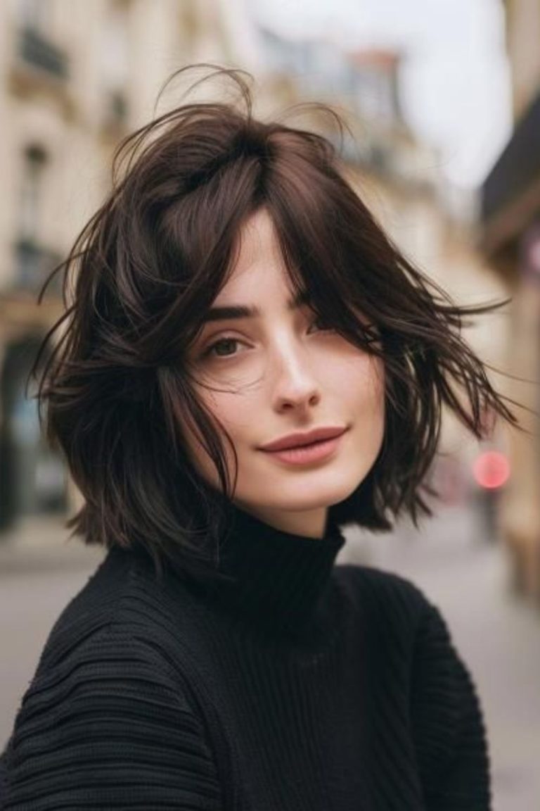 33 Trendy Messy French Bob Hairstyles for Effortless Style - Stylish ...