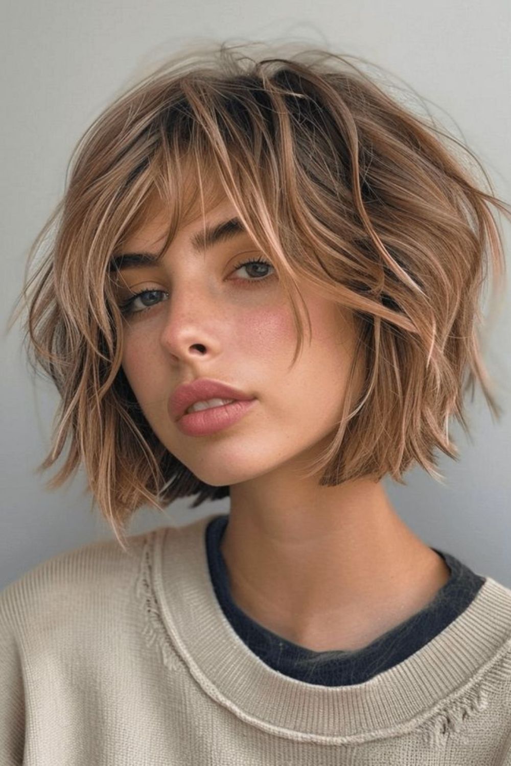 33 Trendy Messy French Bob Hairstyles for Effortless Style - Stylish ...