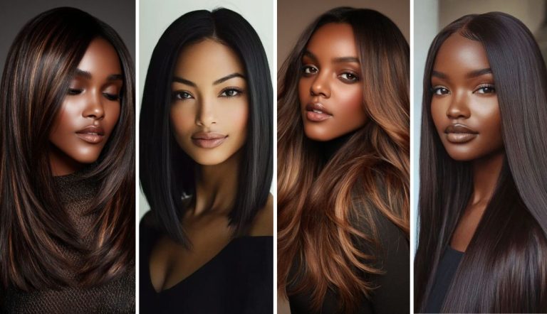 33 Stunning Straight Hairstyles for Black Women - Stylish Hair Ideas