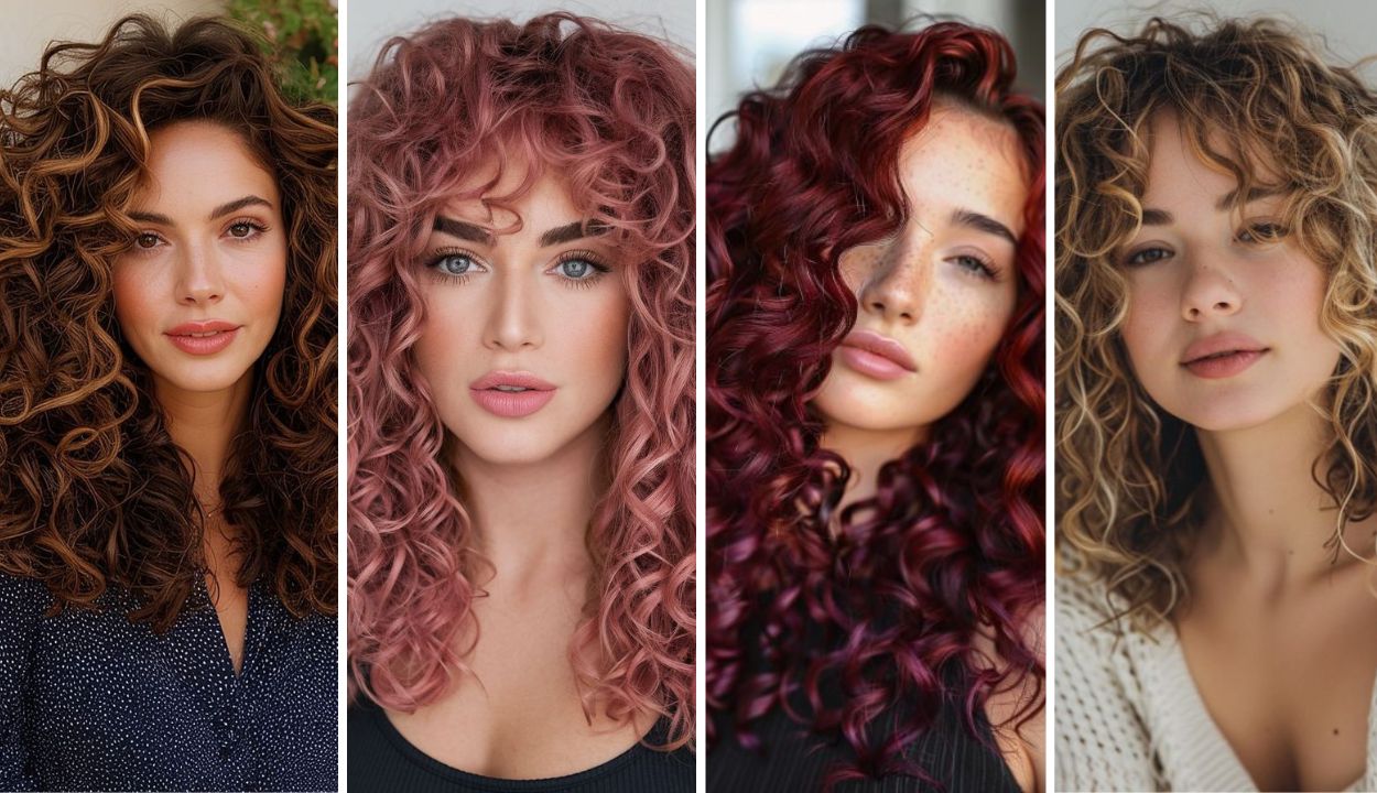 28 Beautiful Middle Part Curly Hair Ideas - Stylish Hair Ideas