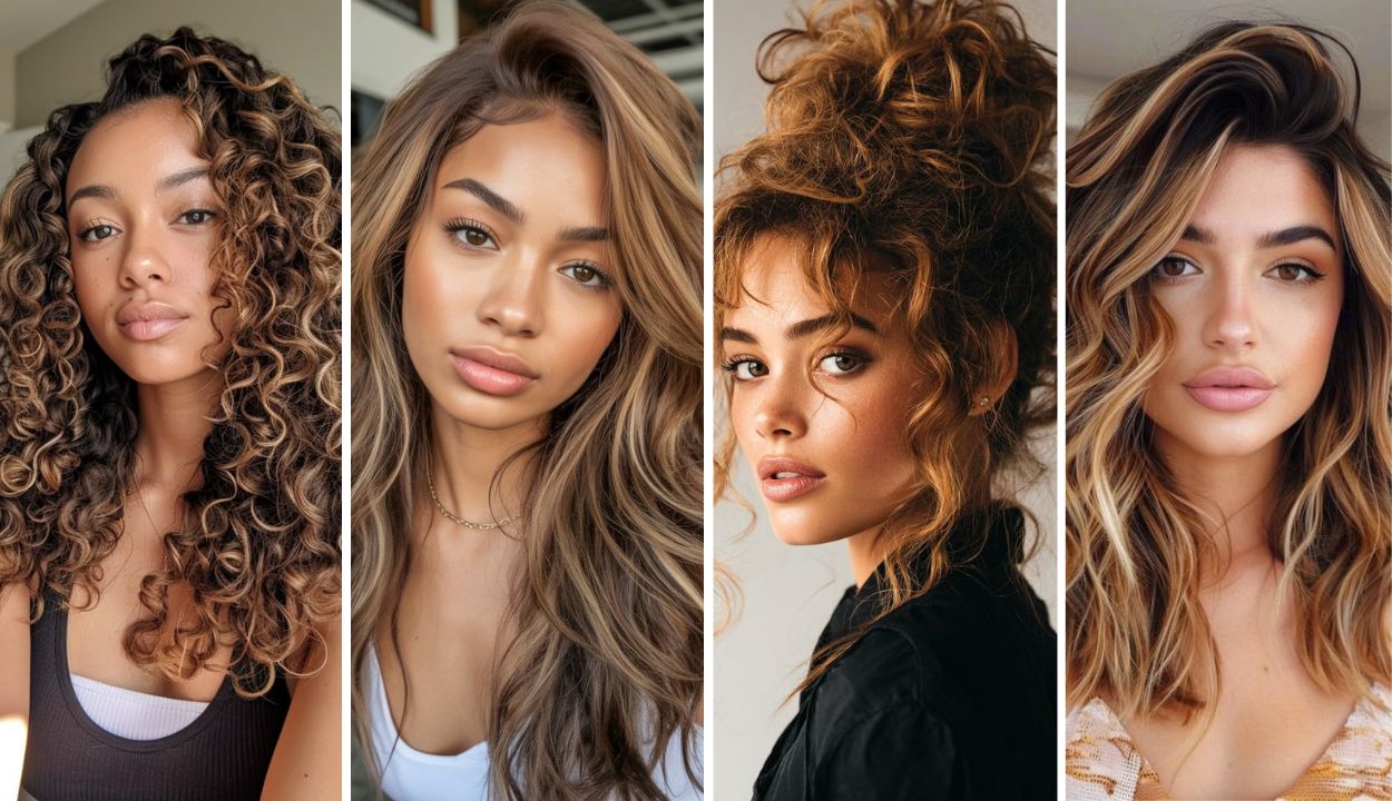 28 Beautiful Middle Part Curly Hair Ideas - Stylish Hair Ideas