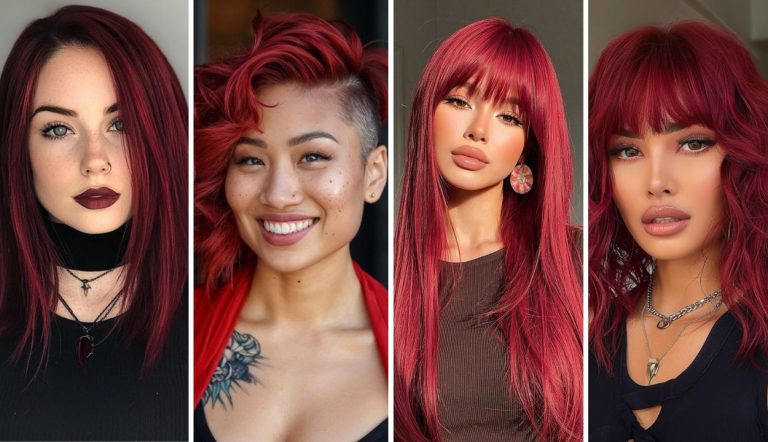 33 Stunning Red Wig Hairstyles - Stylish Hair Ideas
