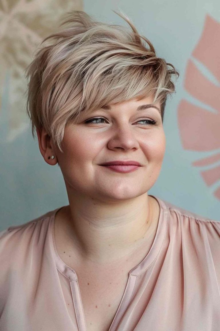 32 Gorgeous Pixie Haircut For Round Faces - LaylaShine