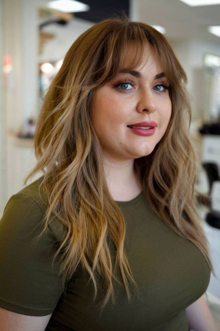 33 Beautiful Bangs on Round Face Ideas - Stylish Hair Ideas