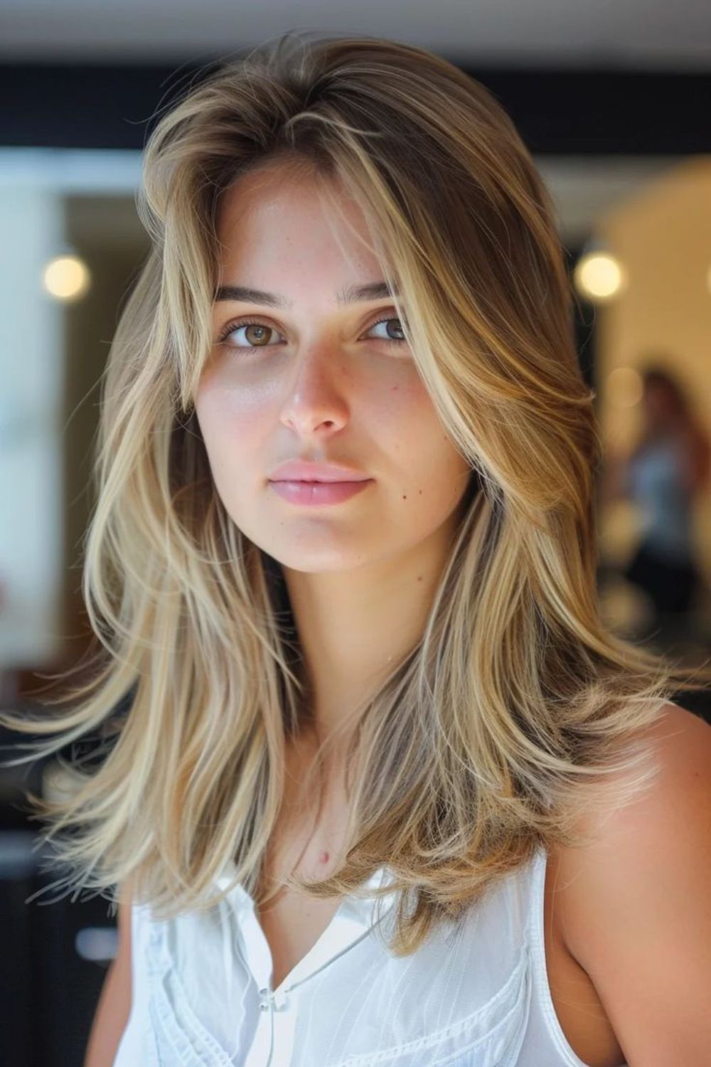 33 Stunning Mid Length Hair With Face Framing Layers Styles - LaylaShine