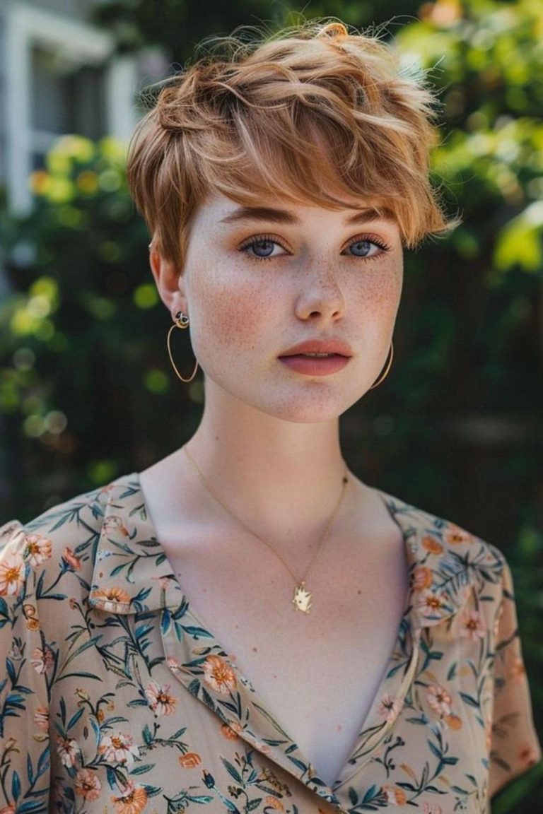 32 Gorgeous Pixie Haircut For Round Faces - LaylaShine
