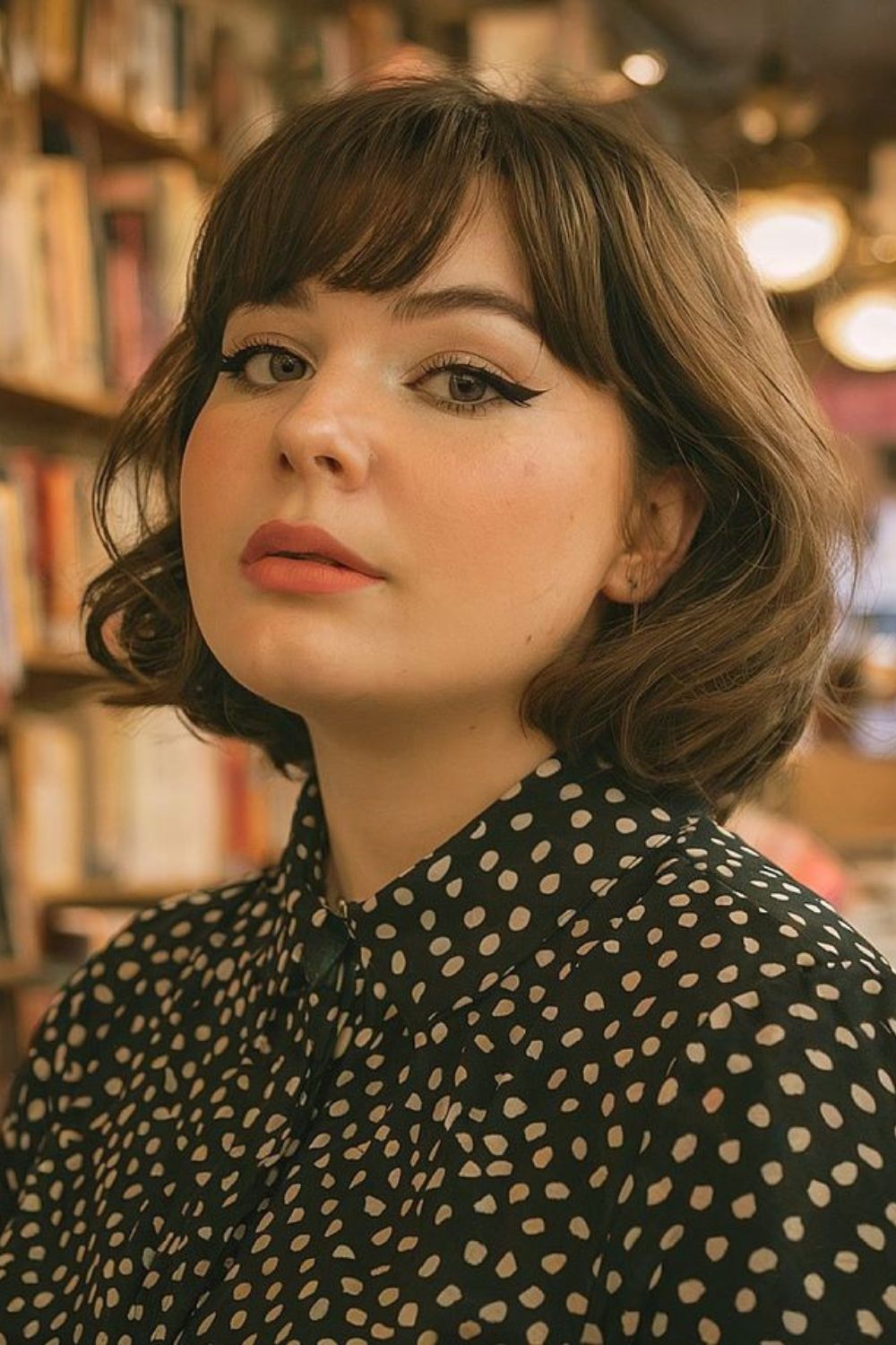 34 Baby Bangs Round Face Styles - Stylish Hair Ideas