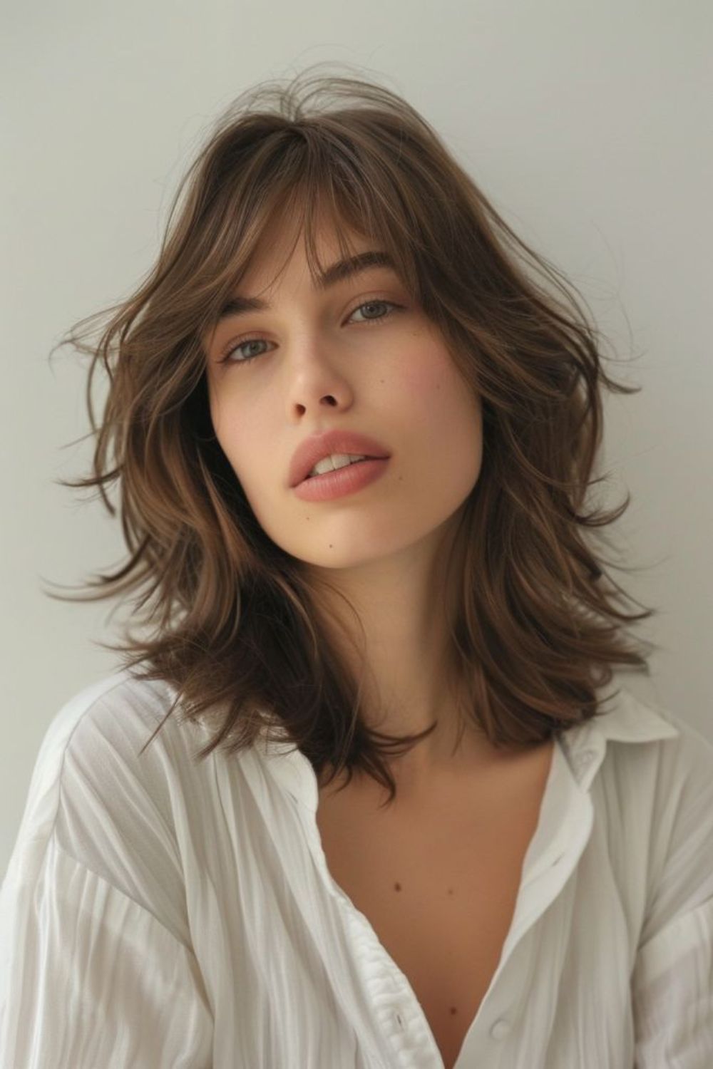 33 Oval Face Haircuts with Bangs - Stylish Hair Ideas