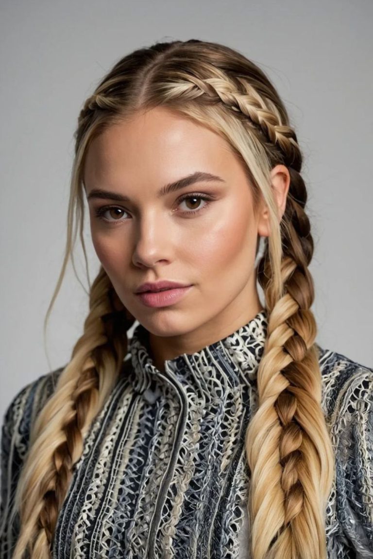 30 Beautiful Straight Back Braids - Stylish Hair Ideas